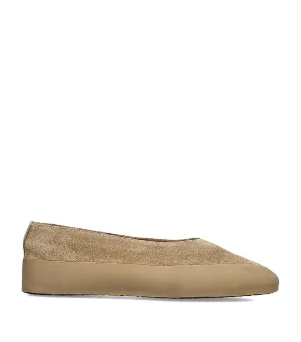 Le Monde Beryl Suede Shearling Lined Flats