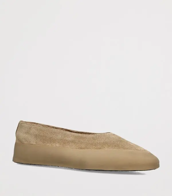 Le Monde Beryl Suede Shearling Lined Flats