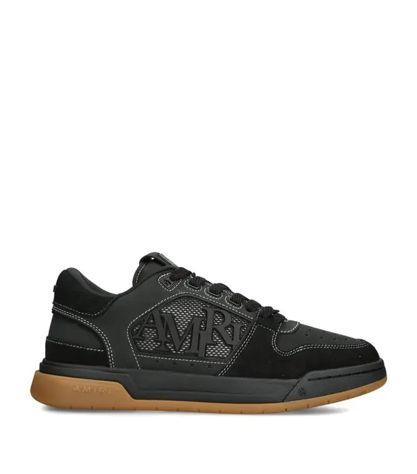 Amiri Leather Classic Low Sneakers - Black