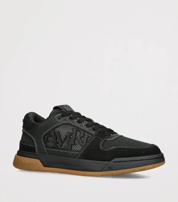 Amiri Leather Classic Low Sneakers - Black