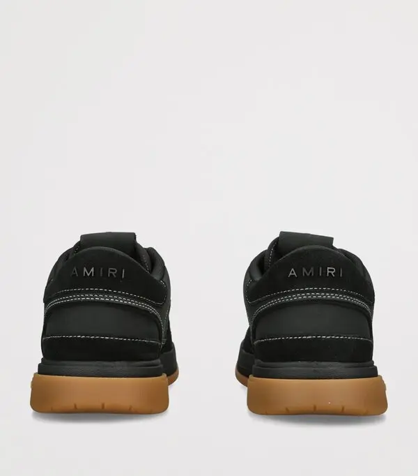 Amiri Leather Classic Low Sneakers - Black