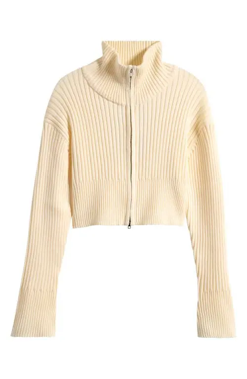 Lioness Priority Ribbed Knit Cropped Sweater