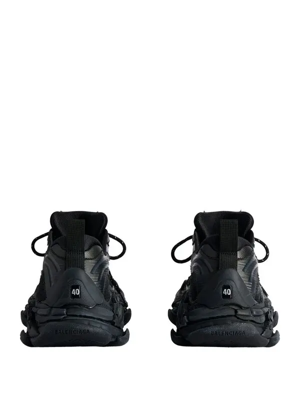 Balenciaga Triple S.2 Distressed Effect Sneakers - Black