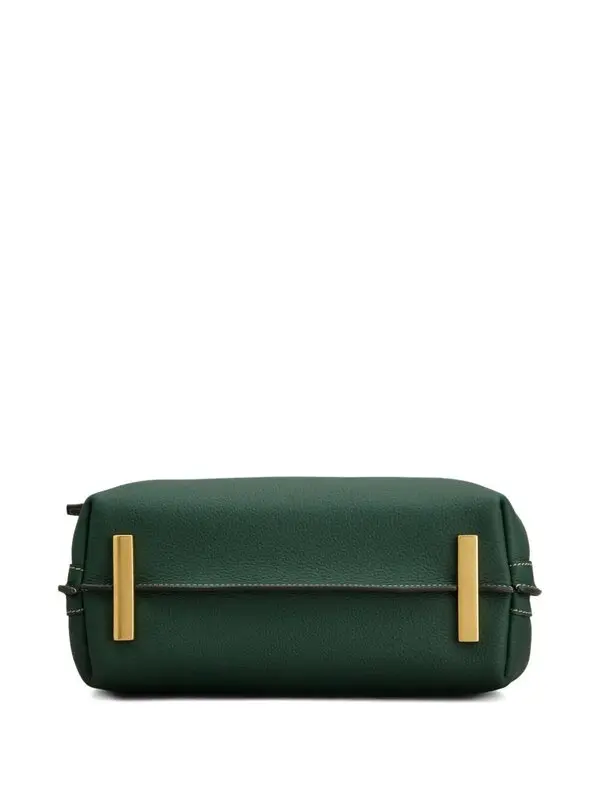 TOD'S Leather Mini Handbag With T-timeless Accessory - Green