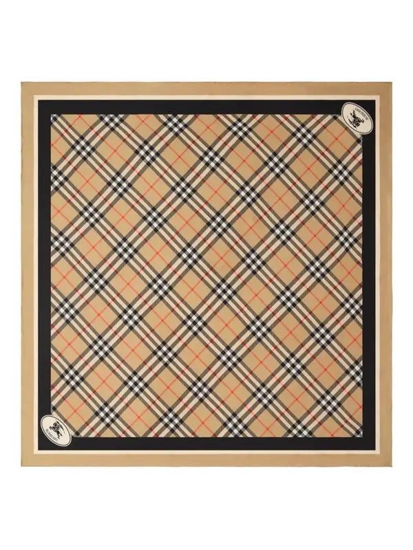 Burberry Check Silk Scarf