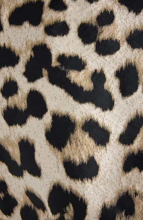 Givenchy Water Repellent Leopard Jacquard Hooded Windbreaker