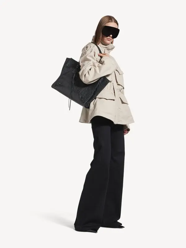 Balenciaga Le City Tote Bag In Arena Lambskin