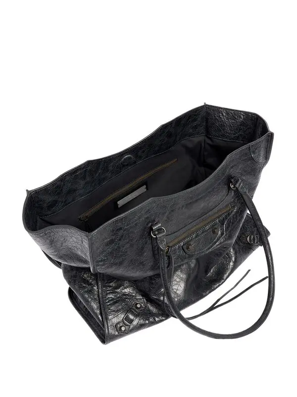 Balenciaga Le City Tote Bag In Arena Lambskin