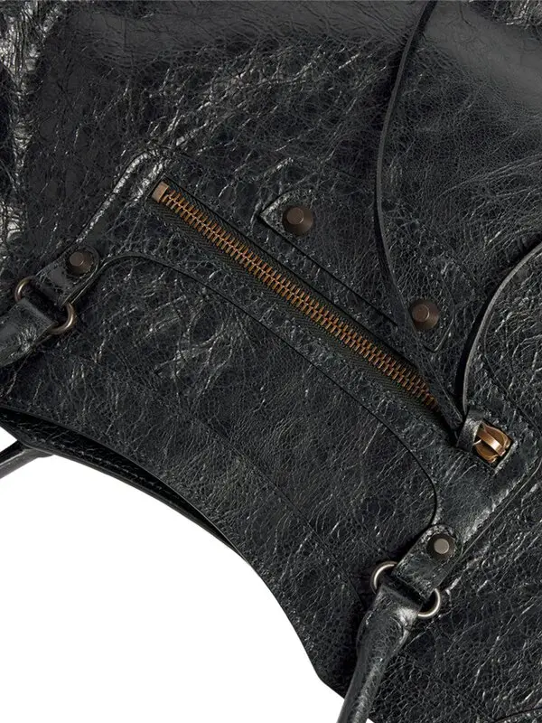 Balenciaga Le City Tote Bag In Arena Lambskin