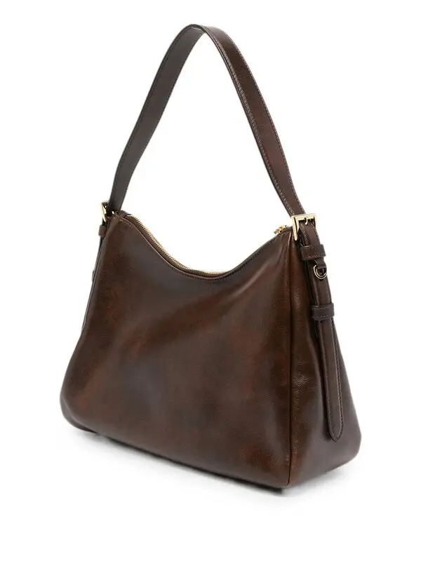 Prada Leather Shoulder Bag - Brown