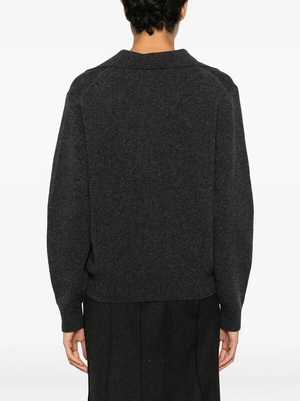 Victoria Beckham Genevieve Wool & Cashmere Blend Polo Collar Jumper