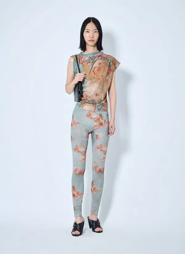 VIVIENNE WESTWOOD Draped Cotton Top - Blue