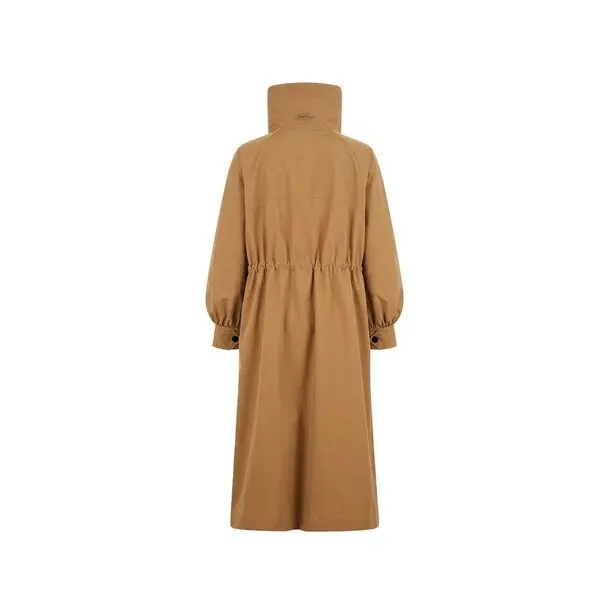 Herno Long Funnel Neck Trench Coat
