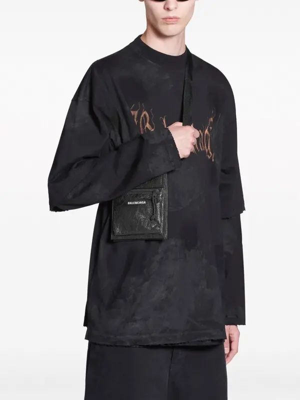Balenciaga Explorer Small Pouch With Strap