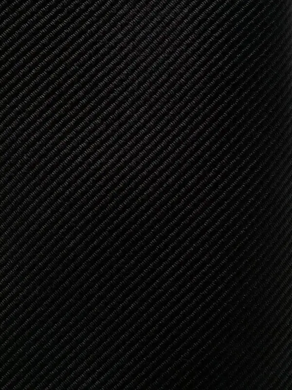 Saint Laurent Signature Evening" Skinny Tie In Silk Grosgrain - Black