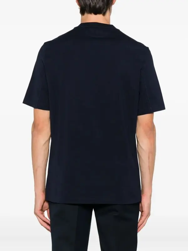 Brunello Cucinelli Cotton Jersey Crew Neck T-shirt With Logo