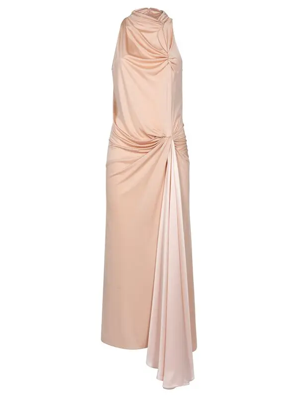 Valentino Garavani Viscose Long Dress With Cut-out Detail - Multicolor