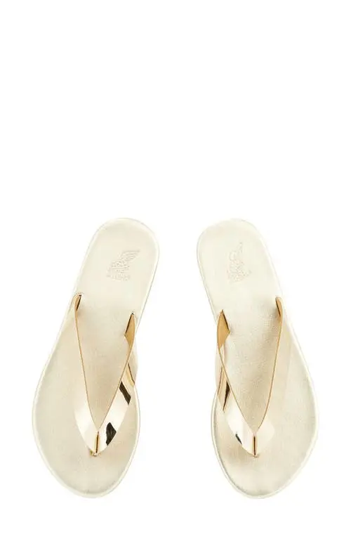 ANCIENT GREEK SANDALS Leda Leather Flip Flop