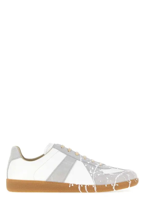 MAISON MARGIELA Two-tone Leather Replica Sneakers - Multicolor