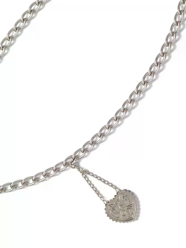 Dsquared2 Heart Pendant Chain-link Belt