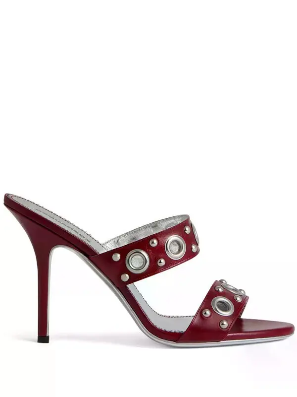 Dsquared2 Eyelet Embellishment Leather Sandals