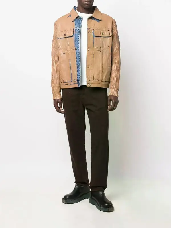 DIESEL® Panelled Denim Jacket
