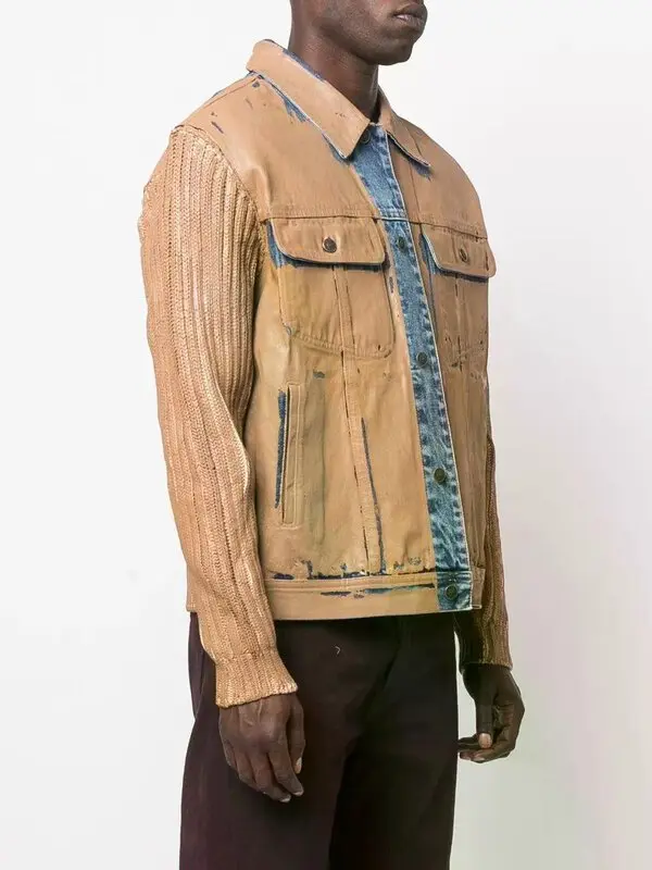 DIESEL® Panelled Denim Jacket