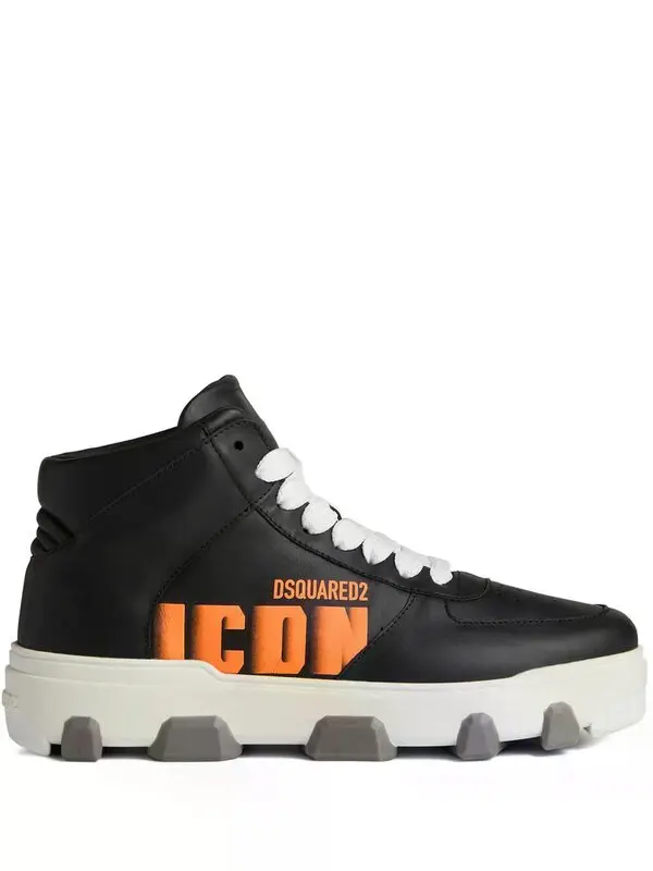 Dsquared2 Logo-lettering High-top Sneakers