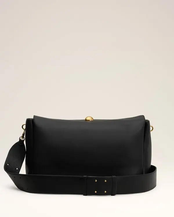AMI Paris Large Carrousel Leather Bag
