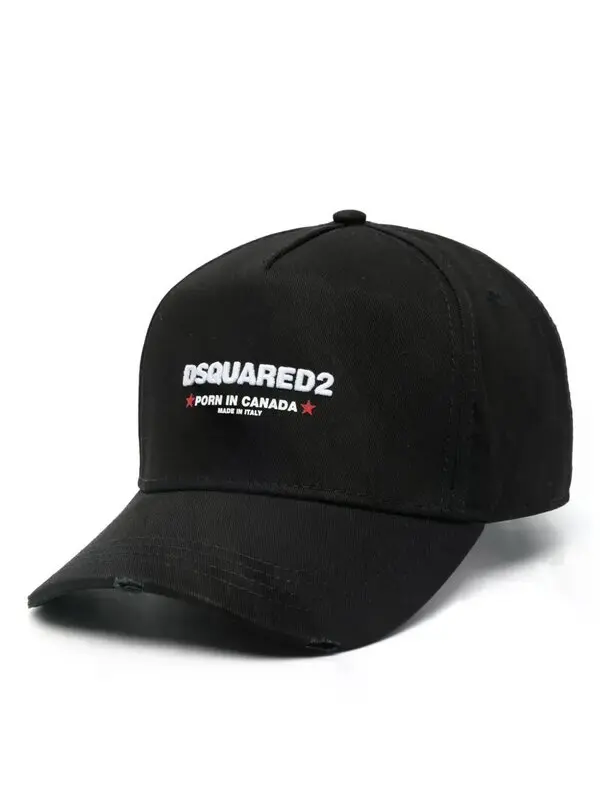 Dsquared2 Rocco Twill Baseball Cap - Black