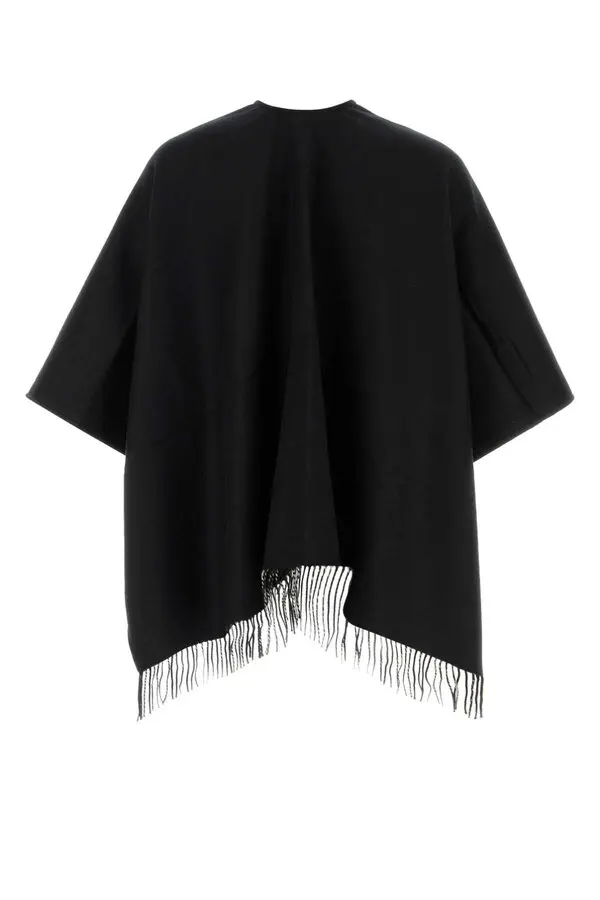 Burberry Wool Reversible Cape - Black