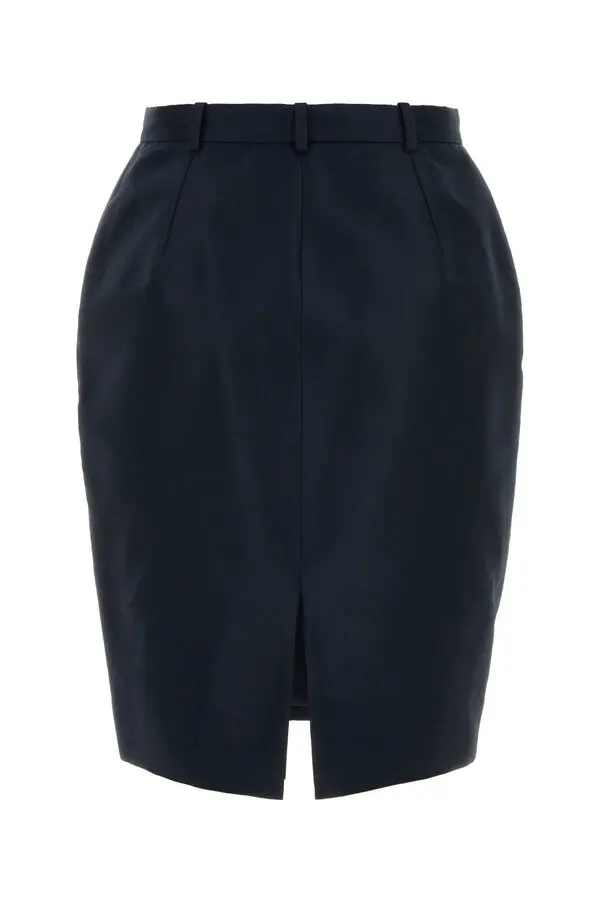 Gucci Navy Faille Skirt