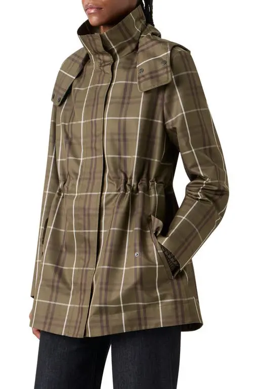 Akris Plaid Techno Taffeta Hooded Jacket