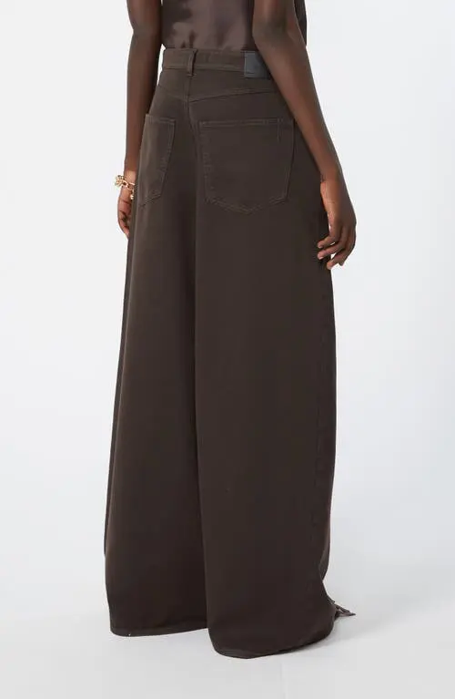 Sportmax Wide Leg Jeans - Chocolate