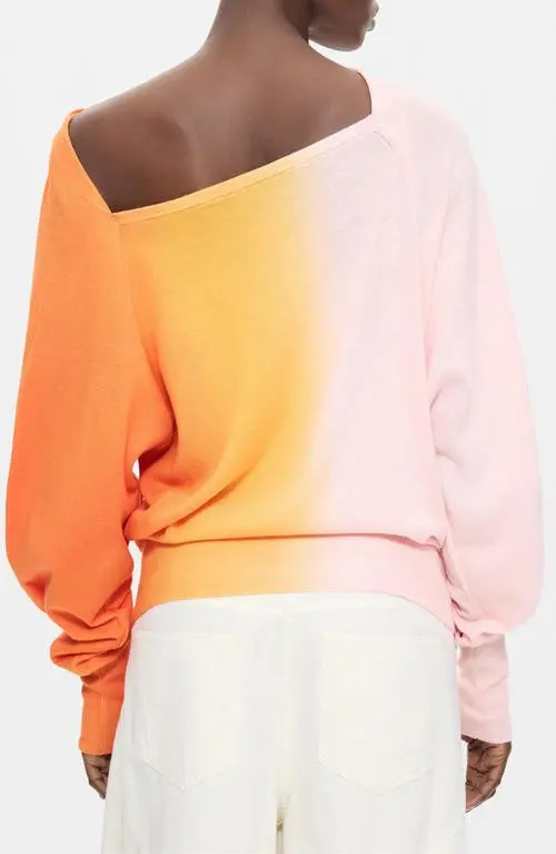 Desigual Gradient Effect Knit Sweater