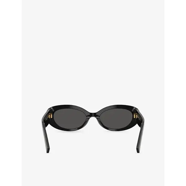 Dolce & Gabbana Dg4537 Oval-frame Acetate Sunglasses