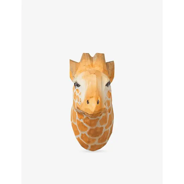 FERM LIVING Giraffe Hand-carved Wooden Hook 9.5cm