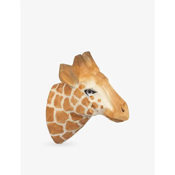 FERM LIVING Giraffe Hand-carved Wooden Hook 9.5cm