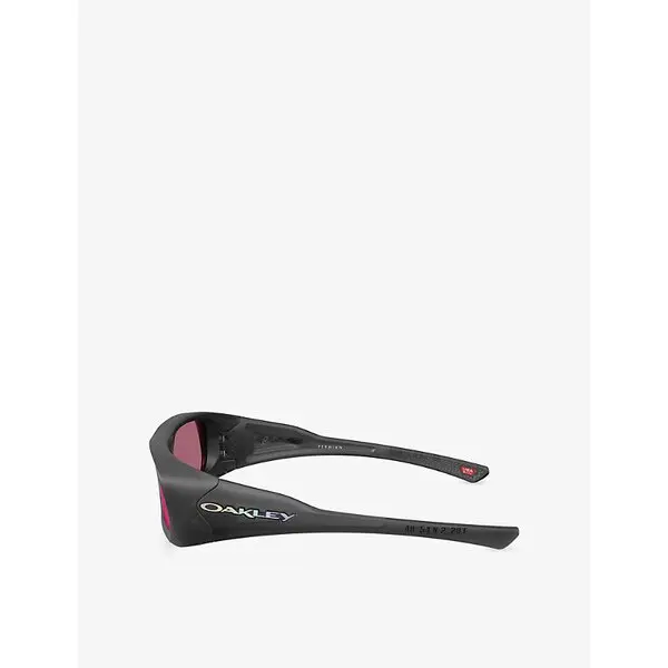 Oakley Oo9520 Rectangle-frame Polycarbonate Sunglasses