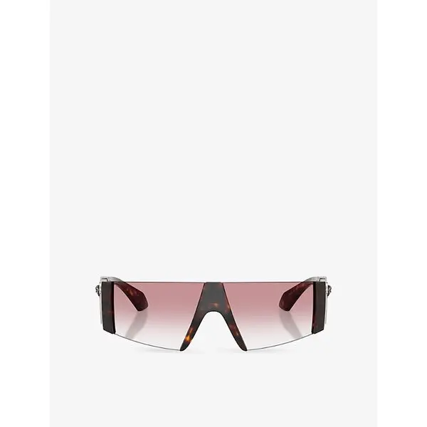 Versace Ve4516 Rectangle-frame Injected Sunglasses