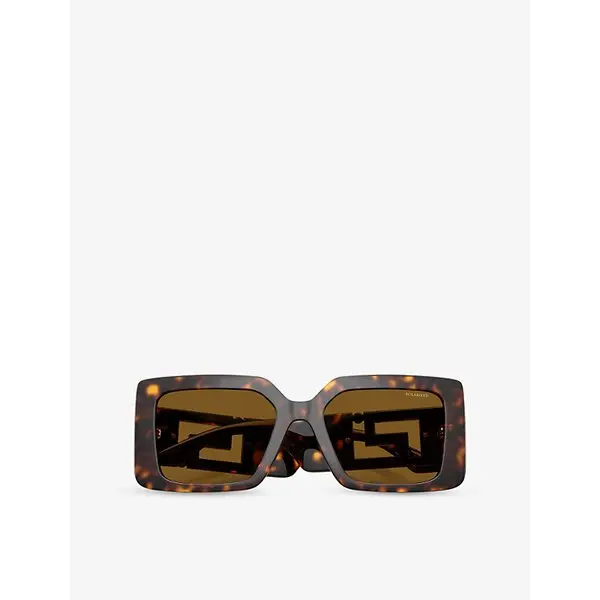 Versace Ve4505u Square-frame Tortoiseshell Acetate Sunglasses