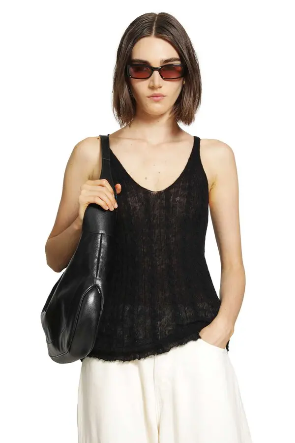 HAIKURE Lois Semi-sheer Tank Top