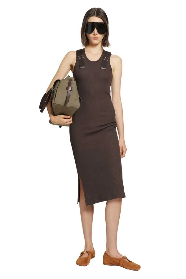 Loewe Dress In Stretch Cotton