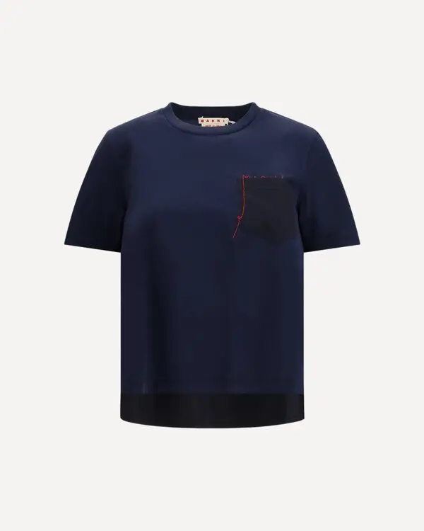 Marni Embroidered Logo T-shirt