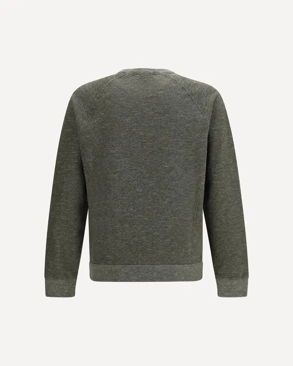 Loro Piana Cotton Crew Neck Sweatshirt Ale