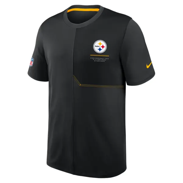 Nike Pittsburgh Steelers Sideline Coach Dri-fit Nfl Top - Black
