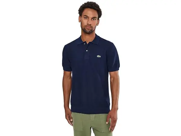 Lacoste Classic Fit Knitted Polo Shirt Sweater Blue - Navy