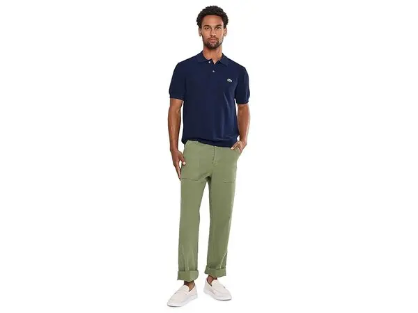 Lacoste Classic Fit Knitted Polo Shirt Sweater Flour - Navy