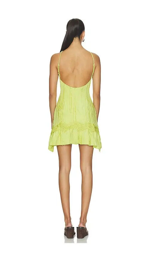 YELLOW THE LABEL Banyan Textured Mini Dress