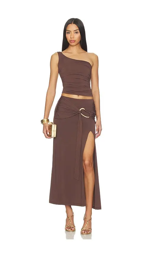 Bardot Dion One Shoulder Cropped Top